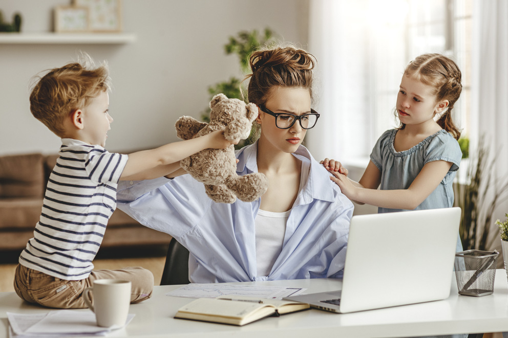 Working From Home Distractions - Erie Mutual Insurance